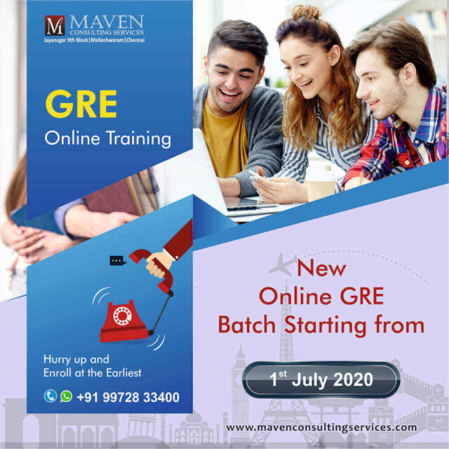 Online GRE Training - Maven Consulting Services